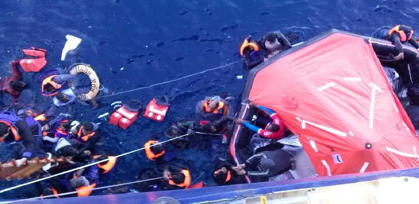 What informations are picked up from survivors of distress ship ...