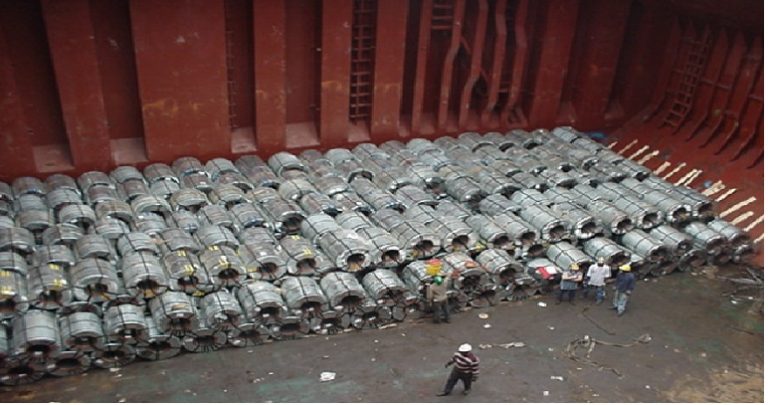 What are the precautions while loading Steel coils on ships ? - MarineGyaan
